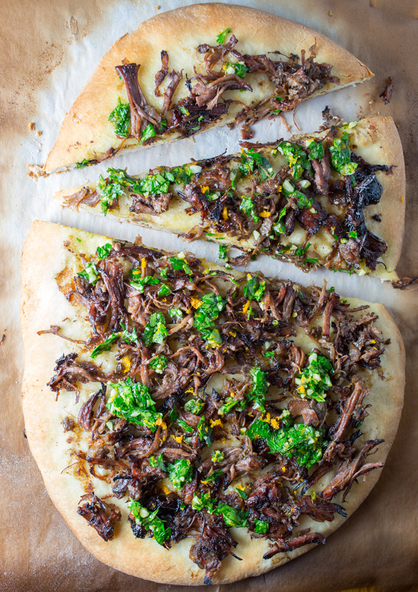 Valentine's Day Recipe: Short Rib Pizza With Orange Gremolata | Tasting ...